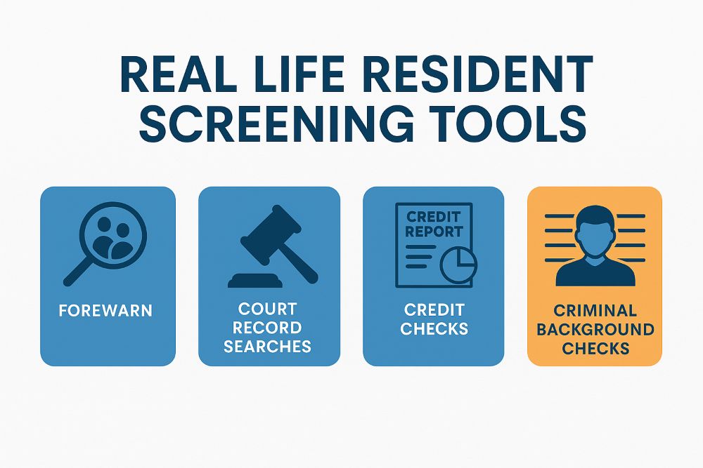 Real Life Resident Screening Tools